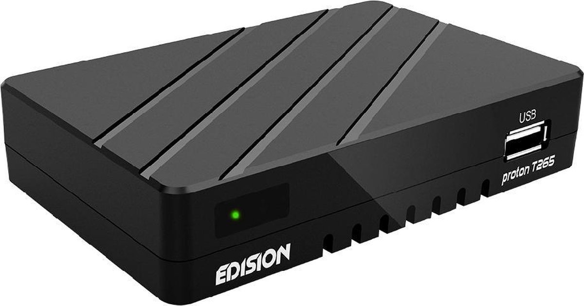 Edision Proton T265 DVB-T2/C Ontvanger Ziggo-Kpn digitale ontvanger ...