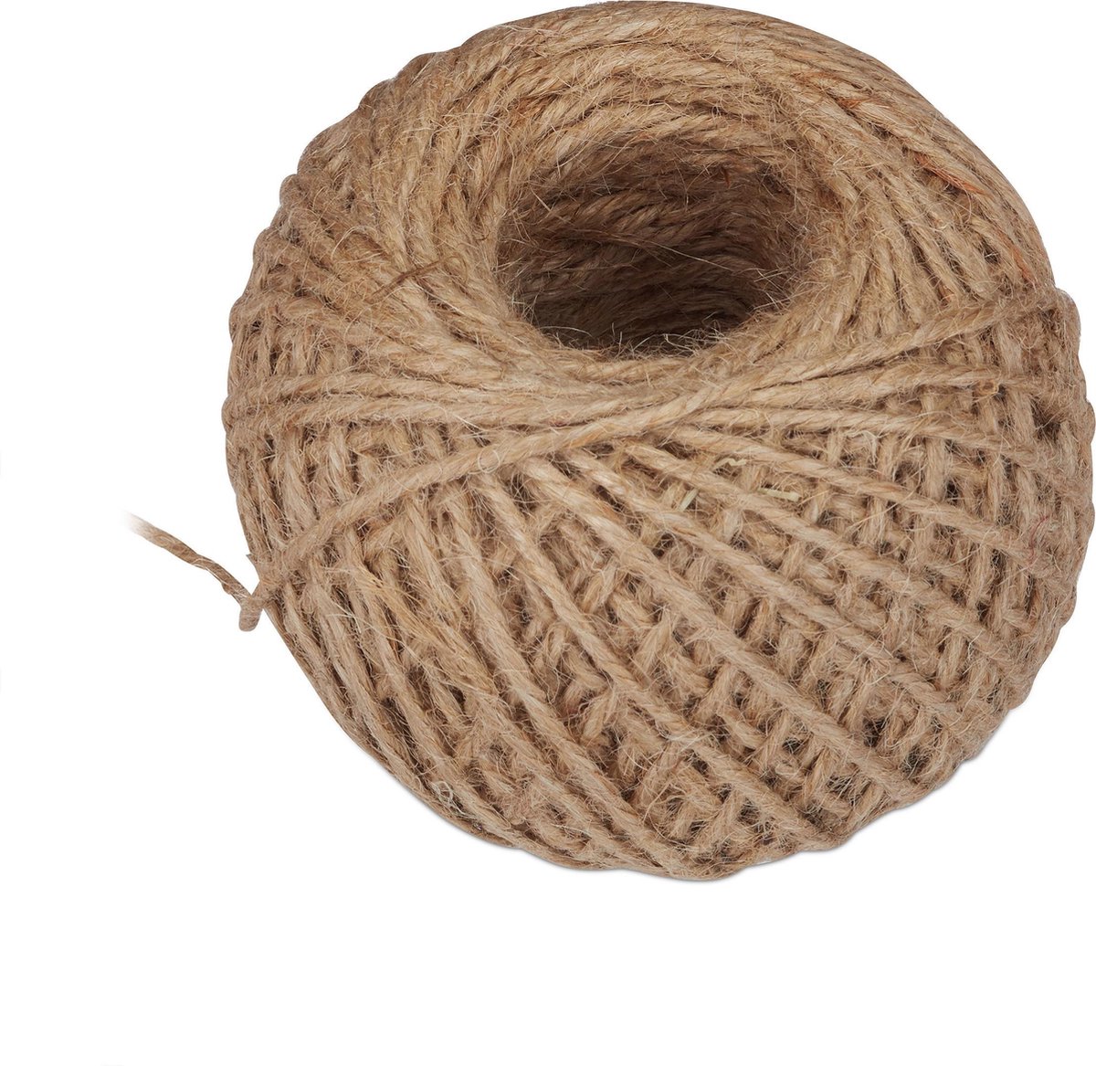 relaxdays jute touw - set van 8 rollen - rolletje touw - tuindraad - 8 ...