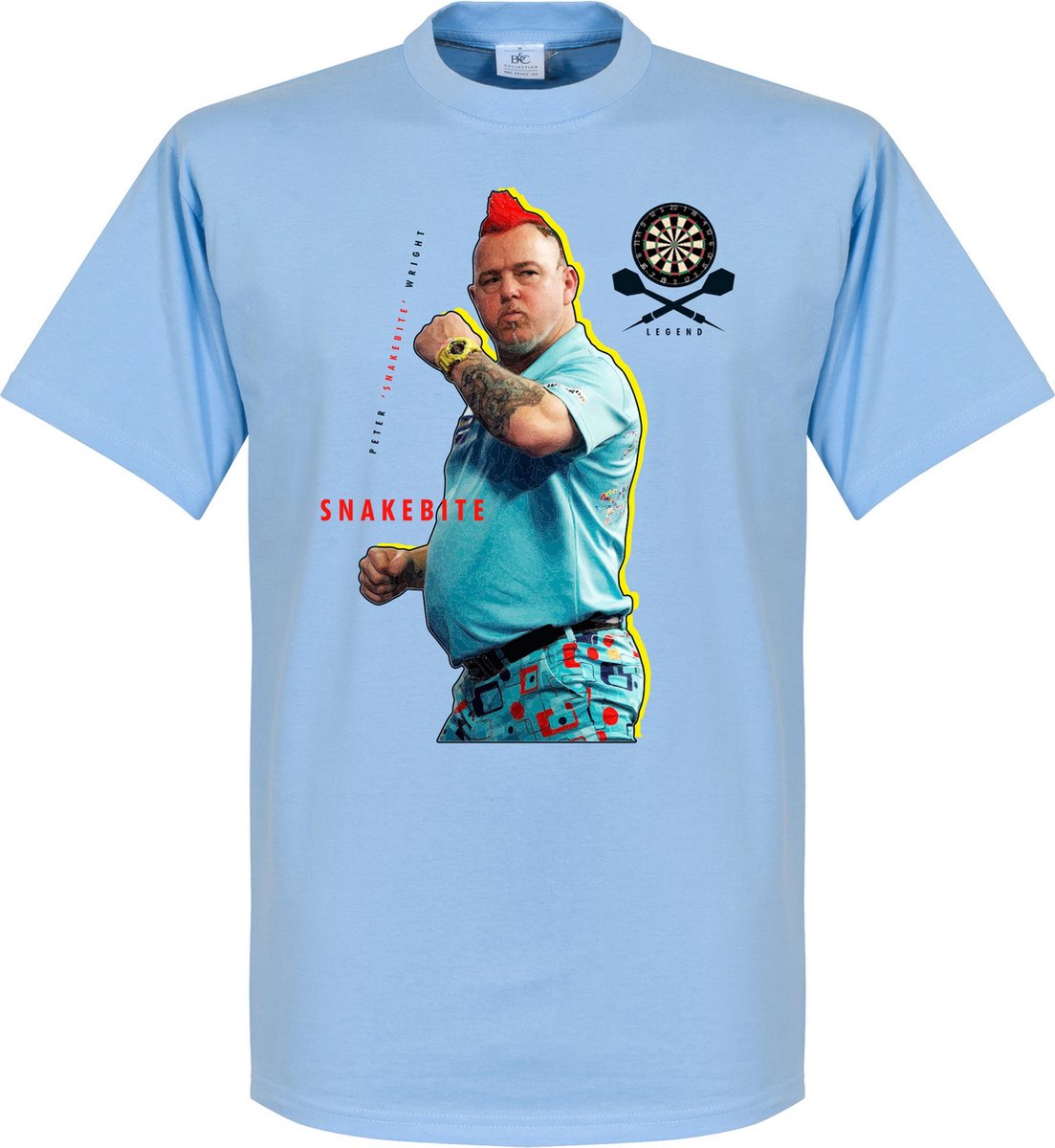 Peter Wright T-Shirt - Lichtblauw - Kinderen - 92/98 | bol
