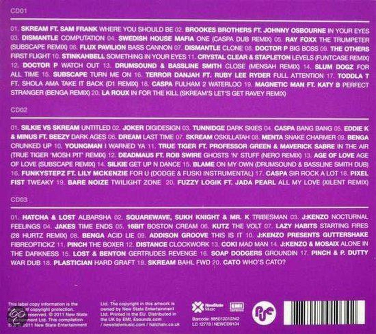 100% Pure Dubstep Volume 2 Mixed By DJ Hatcha, various artists | CD ...