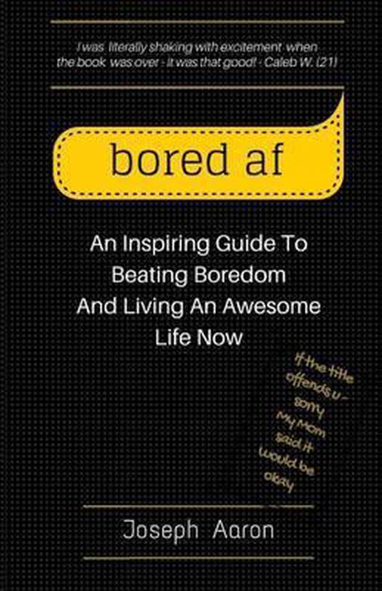 bored af | 9781519200105 | Joseph Aaron | Boeken | bol