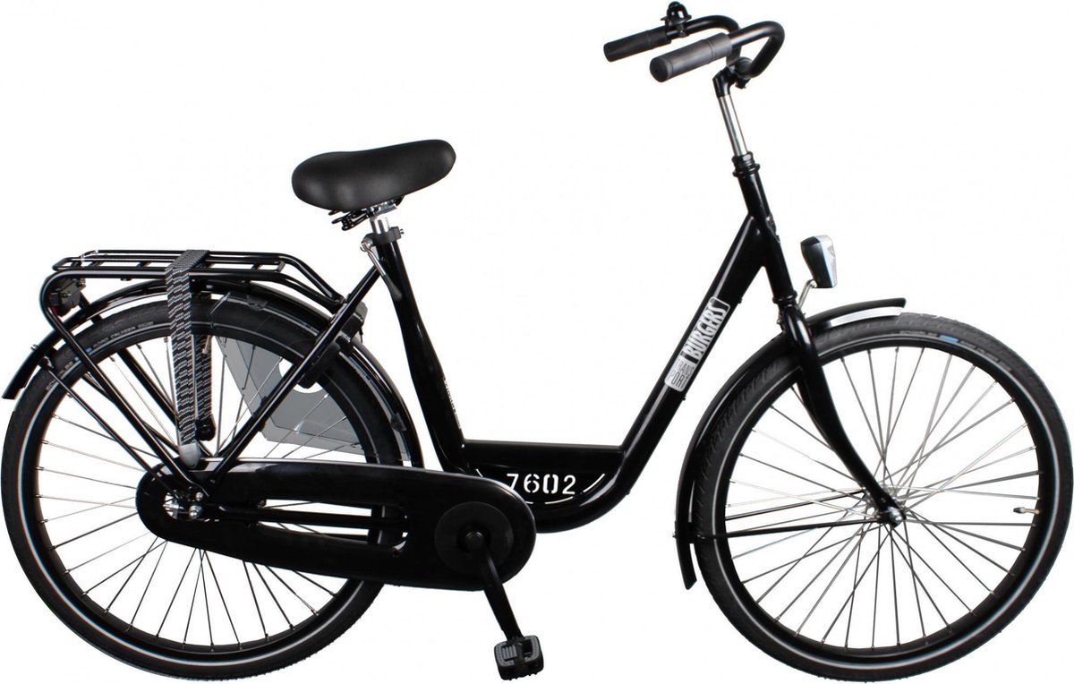 stadsfiets 26 Inch 48 cm Dames 3V Terugtraprem Zwart | bol.com