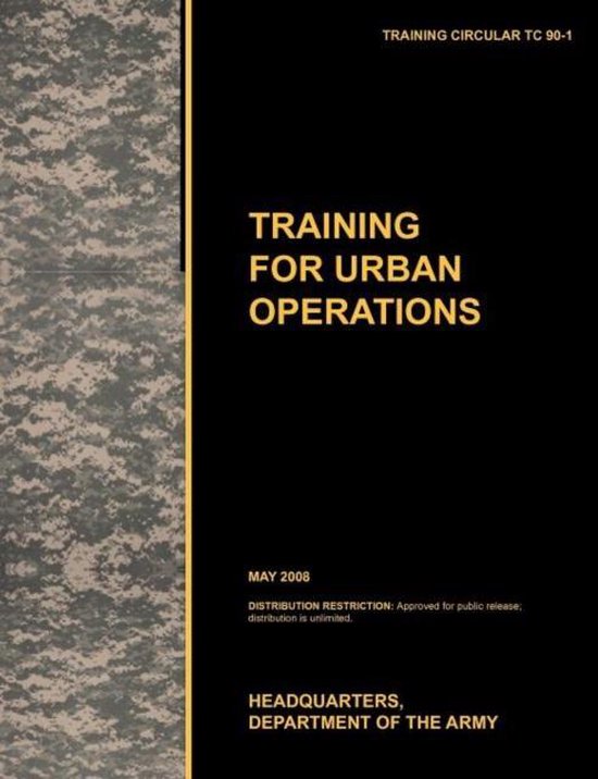 Training for Urban Operations | 9781780399577 | U.S. Army Training and ...