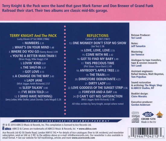 Terry Knight And The Pack / Reflections, Terry Knight & the Pack | CD ...