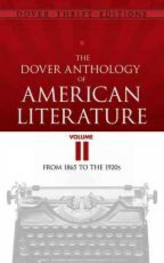 Dover Anthology Of American Literature, Bob Blaisdell | 9780486780771 ...