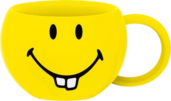 Zak!Designs Smiley 2.0 Mok - Keramiek - 200 ml - Small Teeth - Geel ...