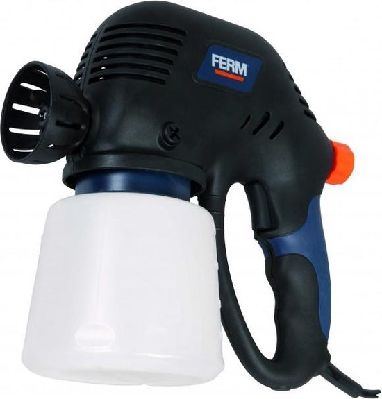 Ferm Verfspuit - 120 watt - Voor verf, vernis en beits - SGM1008 | bol.com