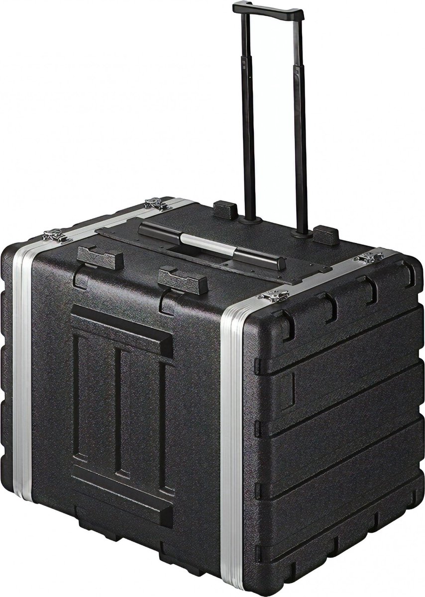 bol.com | Proplus Flightcase Trolley 19 Inch Abs 42 Cm 10u Zwart