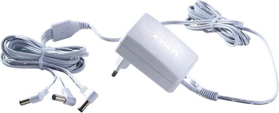 LEMAX - Power adaptor 4.5v white 3-output fixed plug gs | bol