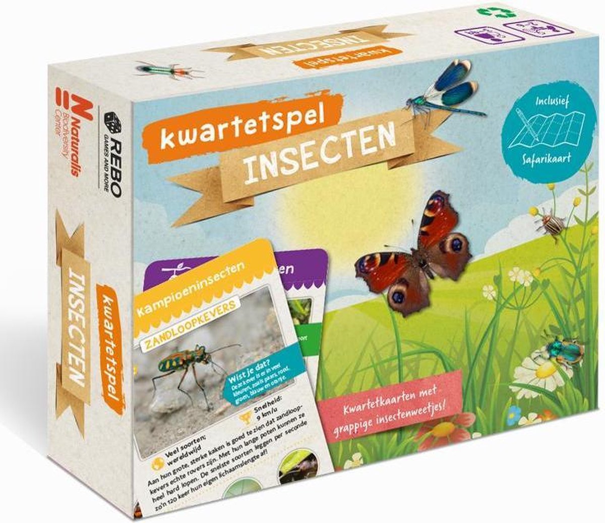 Rebo Kwartetspel Insecten | Games | bol.com