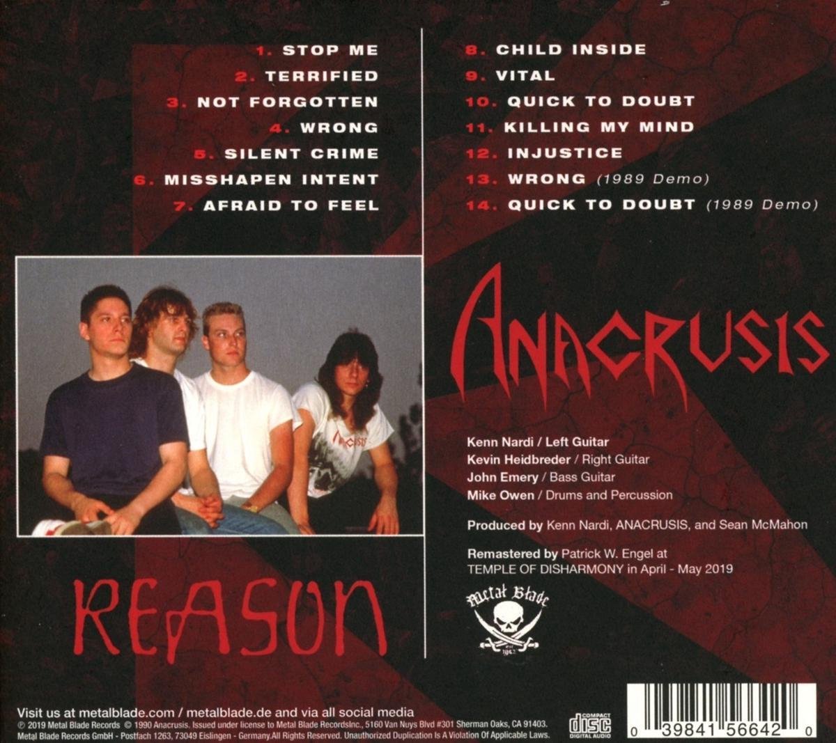 Anacrusis - Reason (CD), Anacrusis | CD (album) | Muziek | bol.com