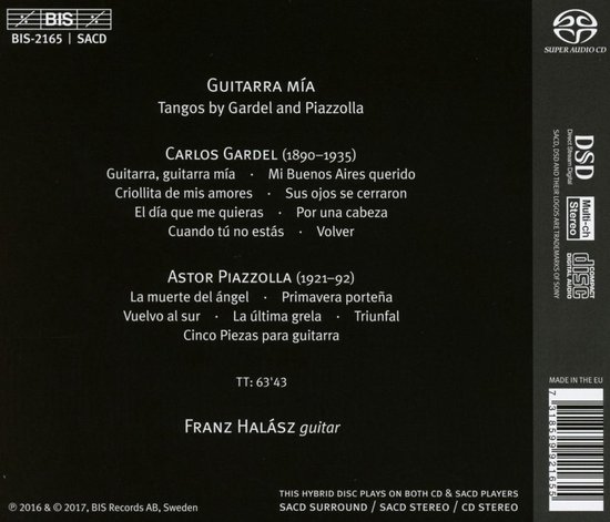 Franz Halász - Guitarra Mía (SACD), Franz Halasz | Muziek | bol