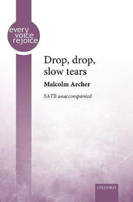 Drop, drop, slow tears | 9780193540101 | Boeken | bol.com