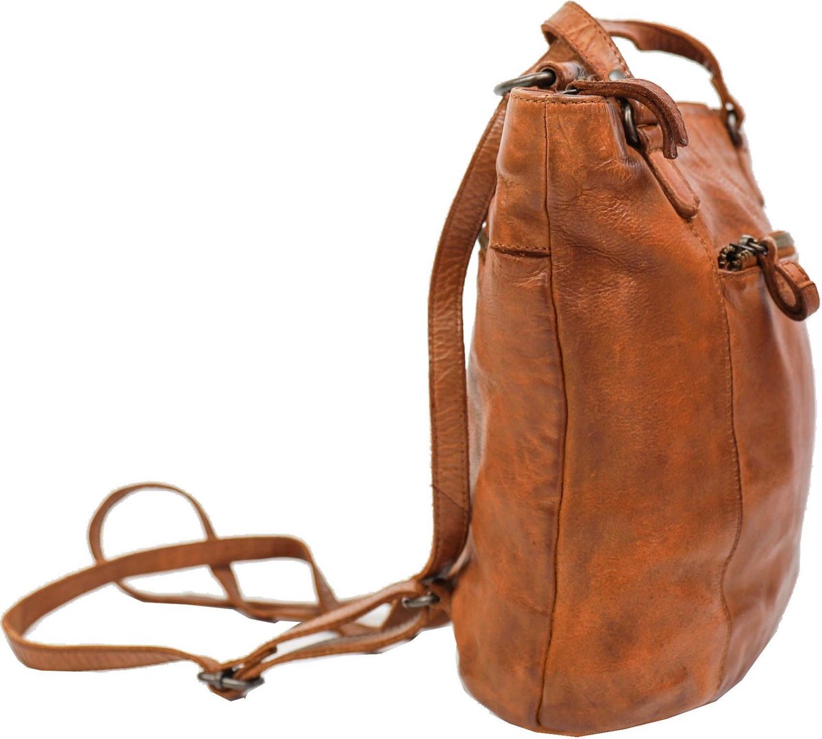 Bear Design Rugtas / Rugzak / Schooltas - Cow Lavato - 7 Liter - Leer ...