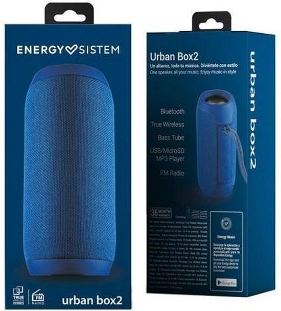 Wireless Bluetooth Speaker Energy Sistem Urban Box 2 | bol.com