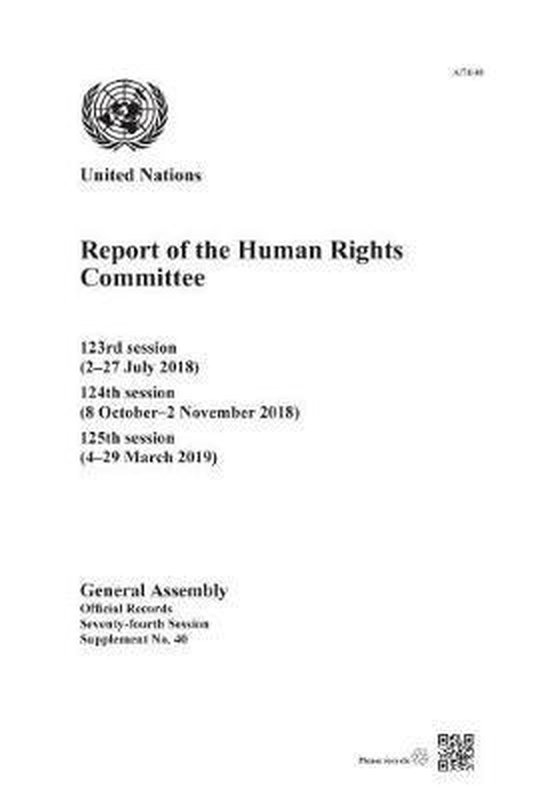 Official records- Report of the Human Rights Committee, United Nations ...