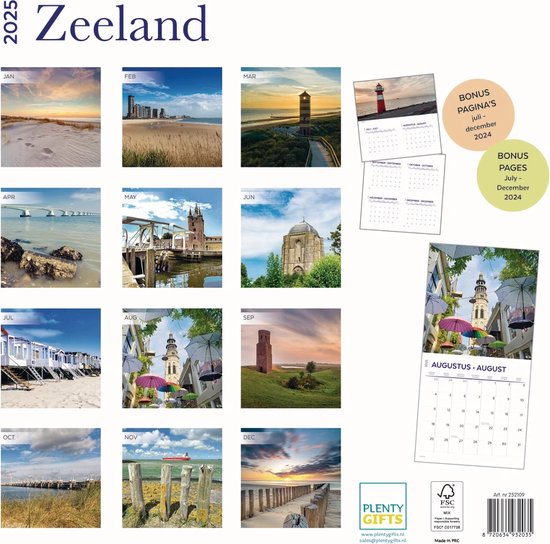 Zeeland Kalender 2025 | bol
