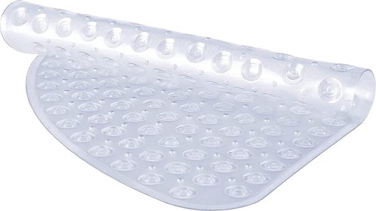 Heldere Witte Gebogen Douchemat 54x54cm 21x21in Anti-slip Machine ...