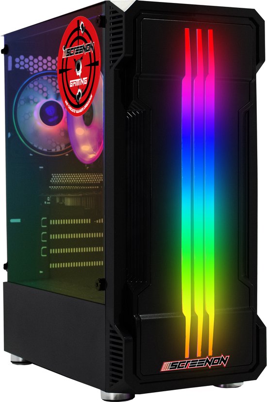 ScreenON - Game PC - Intel Core i3 - 240Gb SSD - Game Computer | bol