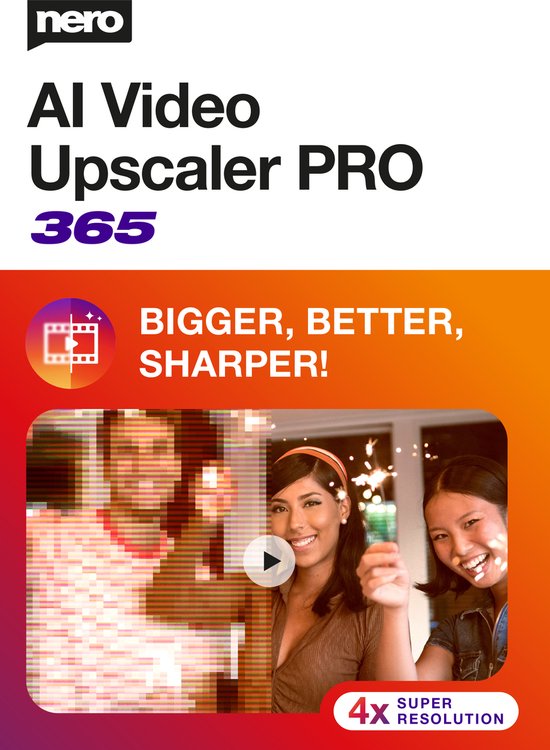 Nero AI Video Upscaler PRO 365 - 4K - Windows Download - Video verbeteren | bol