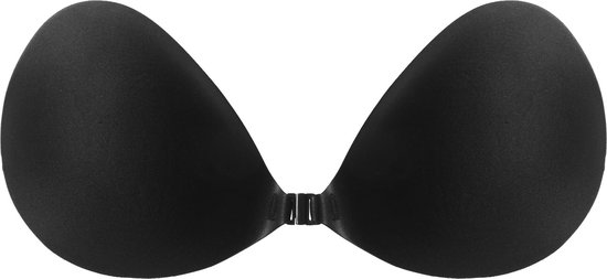 Plak bh - Plack bh push up - Zelfklevende bh - Plak beha- Zwart - Maat ...