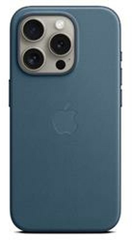 Apple FineWoven Case with MagSafe voor iPhone 15 Pro - Pacific Blue | bol