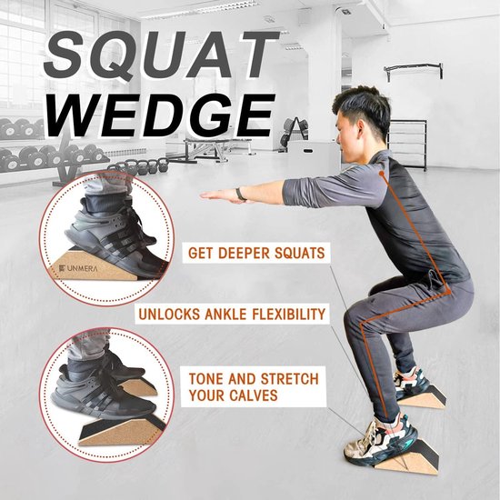 Professionele Squat Ramp Wedge Block 2 STKS - Antislip Squat Platform ...