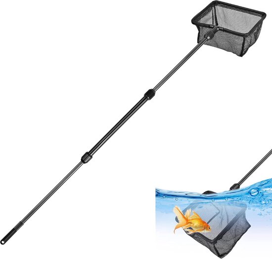 Telescopisch schepnet 105 cm - aquarium visnet met uittrekbare ...