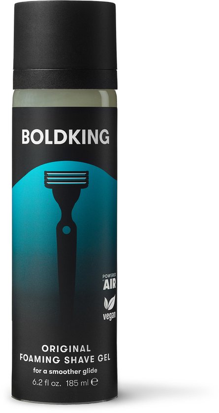 Boldking Original Shaving Gel - Scheerschuim - Scheergel - Scheren Mannen - 185ml | bol