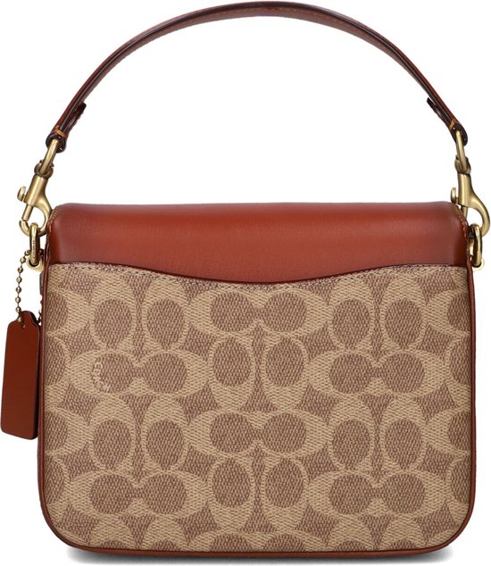 Coach Kleine Crossbodytas / Schoudertas Dames - Leer - Cassie - Cognac ...