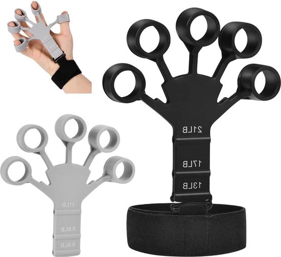 Vicloon vingertrainer verbeteren-kracht-van-vingers-en-polsen met ...
