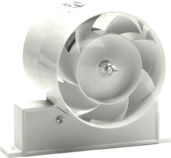 Buisventilator Ø150mm wit met timer | bol
