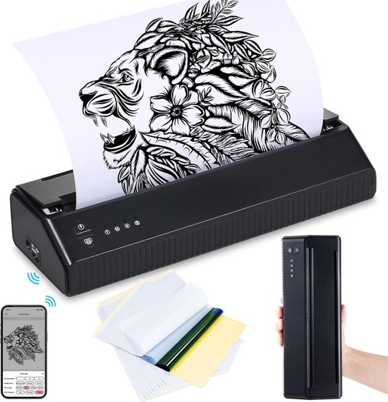 TADES® Tattoo Printer - Tattoo Stencil Printer - Stencil Printer ...