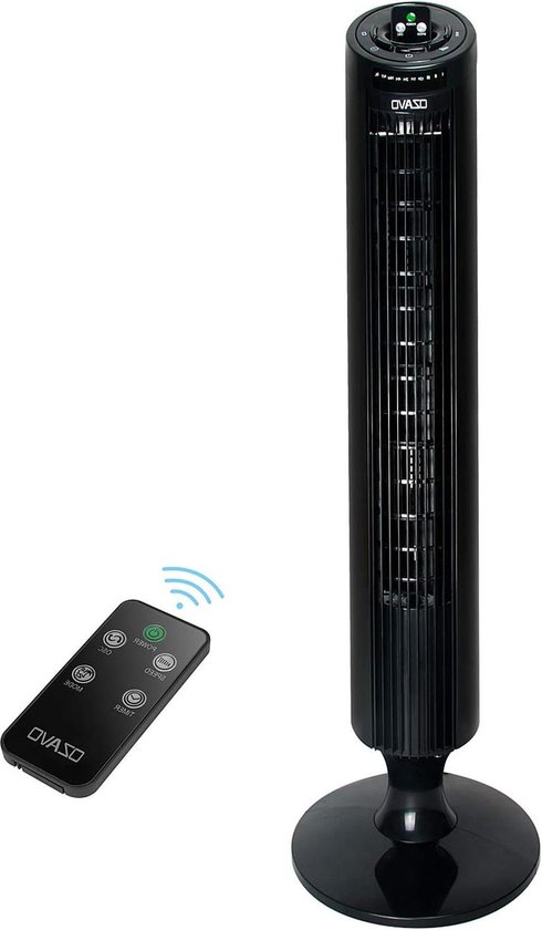 Tower Fan with Remote Control - 3 Speeds Automatic Function - 75 ...
