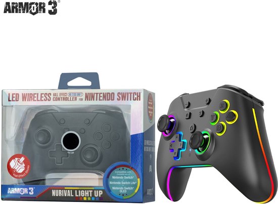 Hyperkin - Armor3 - NuRival wireless controller - LED light up - hall ...