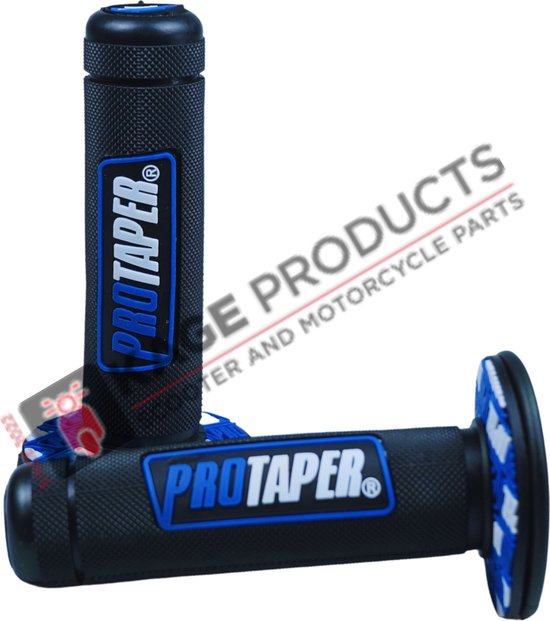 Handvatten Pro Taper Zwart Blauw Protaper Scooter Motor Brommer Derbi ...