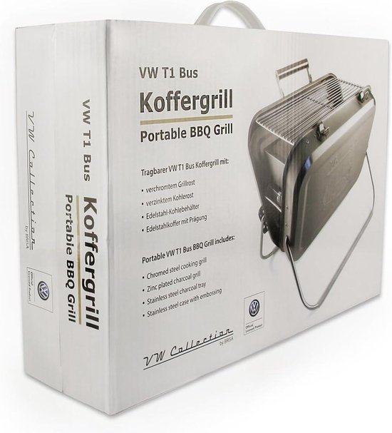 Transporter Draagbare BBQ Grill - Roestvrij staal VW Collection ...
