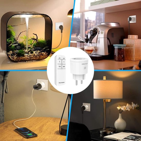 Stopcontact met afstandsbediening 16A 3680W - draadloos stopcontact ...