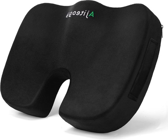 Orthopedisch Zitkussen Traagschuim voor Bureaustoel, Rolstoel ...