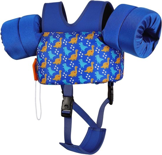 Swim Vest for Toddlers-Floating Arm Bands with Crotch Strap-Dinaosaurs ...