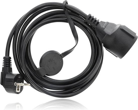 Waterdichte klasse IPx4 Schuko verlengsnoer- hoekstekker stopcontact ...