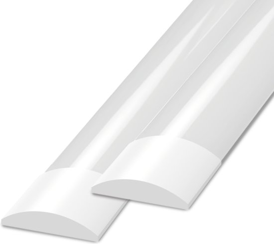 2 Pack - LED Batten 60 cm - Samsung LED Chips - 15W - 140lm/W - 6500K ...