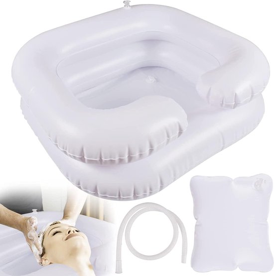 Haarwasbak Opblaasbare haarwastafel voor bedlegers mobiele wastafel haarwashulp... | bol