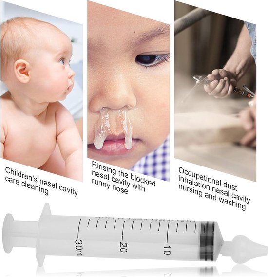 Spuit Neusdouche - 30 Ml - Professionele Set - Baby Neusreiniger ...