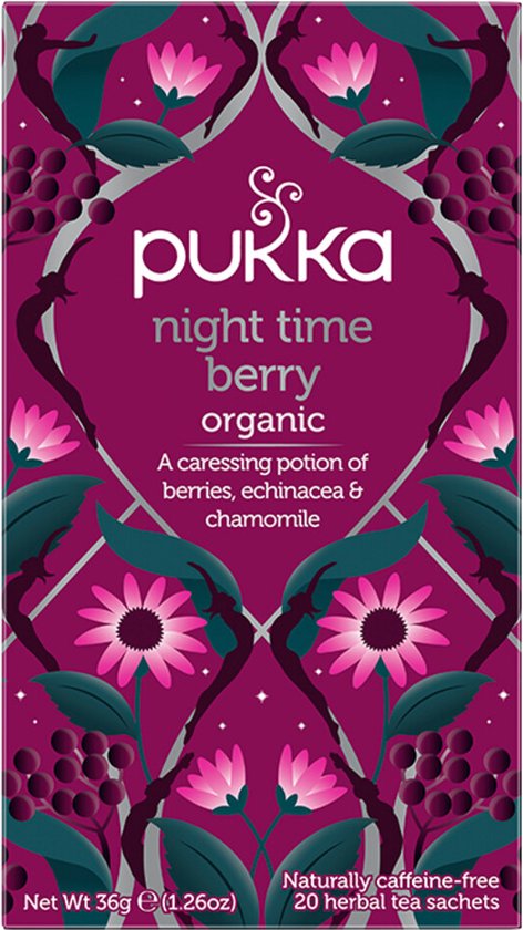3x Pukka Thee Nighttime Berry 20 stuks | bol