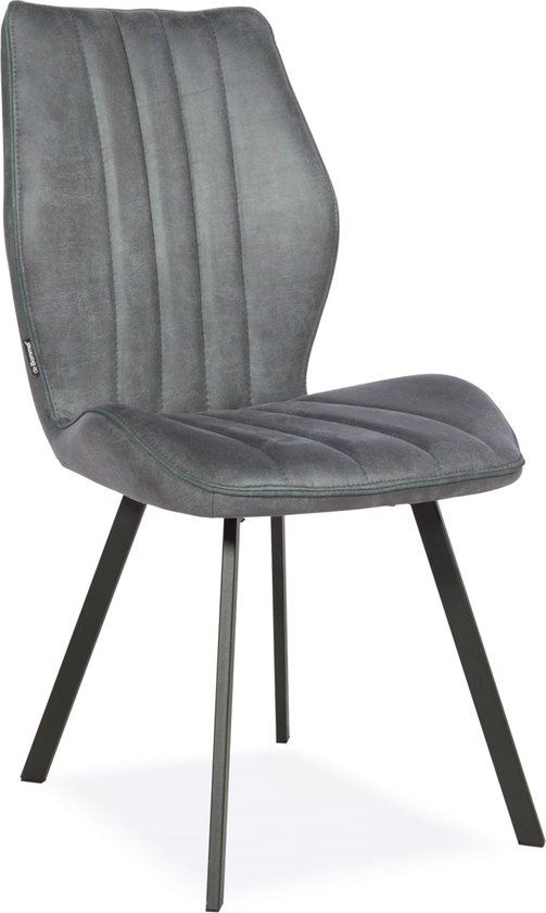 Eetkamerstoel Donna - Bull Niagara - Kunstleer - Blauw ...