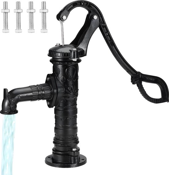 Waterpomp - Handpomp - 40x15x68cm - Gietijzer - Tuinpomp - Handdrukpomp ...