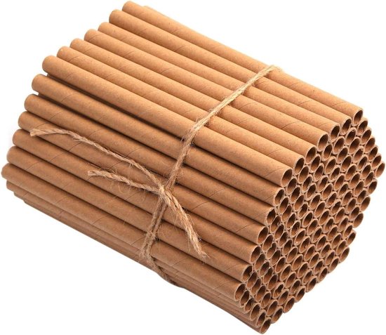 200 kartonnen buisjes voor insectenhotel - nesthulp voor wilde bijen ...