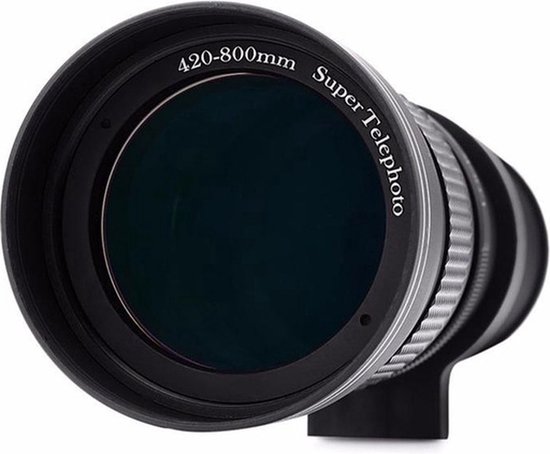 DutchOptics 420-800mm F8.3-16 super telelens zoomlens voor Canon EOS EF ...