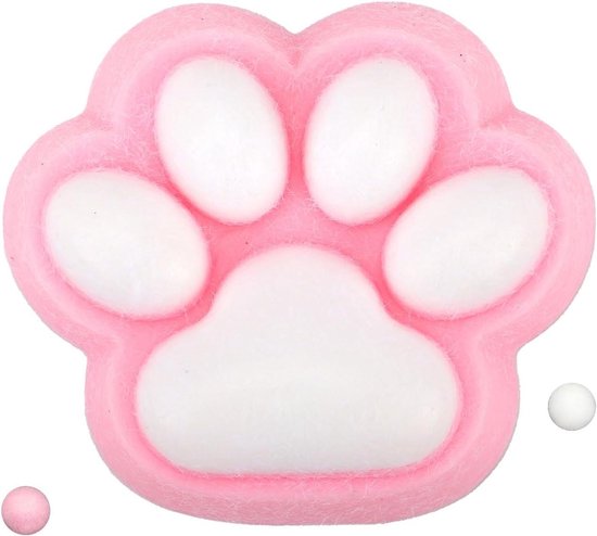 Grote Zachte Elastische Kattenpoot Knijpspeelgoed voor Drukverlichting ...